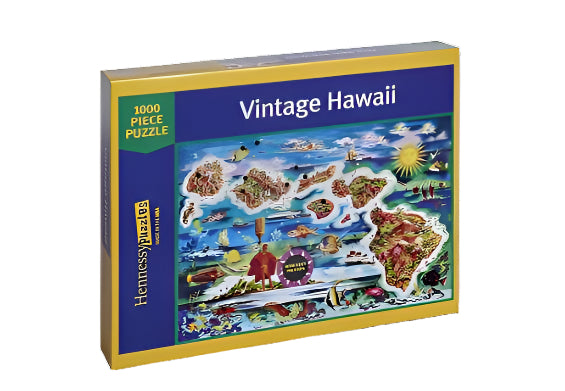 Vintage Hawaii 1000 Piece Jigsaw Puzzle – Hennessy Puzzles: Because ...